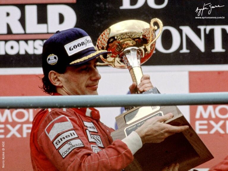 Senna and the Brazilian football team win on the same day – Ayrton Senna