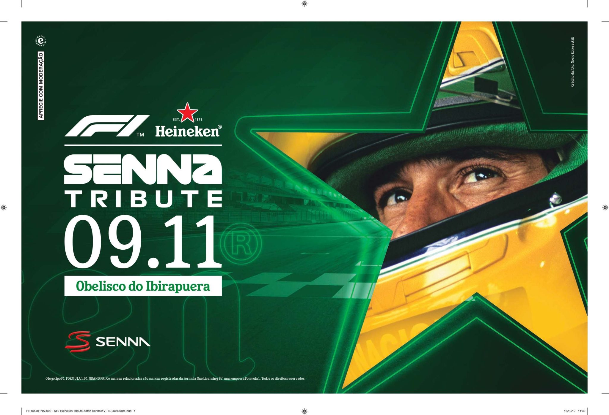Heineken, Senna Family and F1 united to celebrate 25 years of Ayrton ...