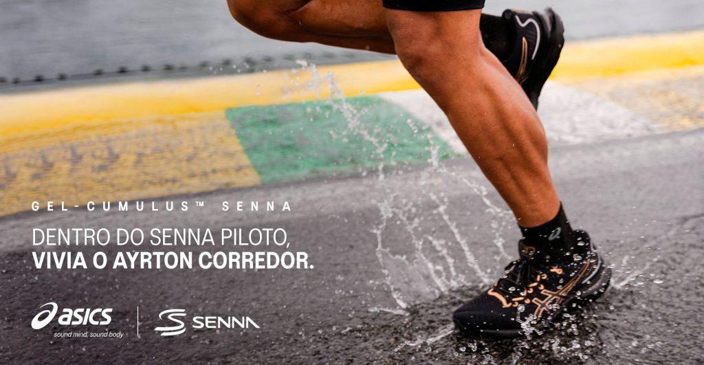 Em parceria inédita, Marca Senna e Asics lançam o tênis Gel Cumulus ...